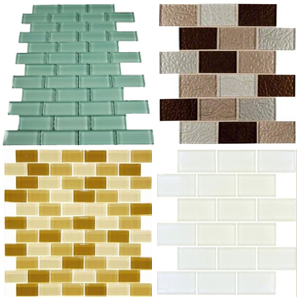 Glass Mosaic Tiles Backsplash Collection, Floors, Walls, Pools
