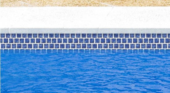 1x1 Pacific Blue Glazed Porcelain Mosaic Tile for Swimming Pool ...