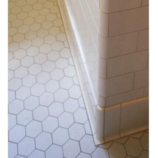 3" x 6" Ceramic Right Cove Angle Trim by Roca Tile USA