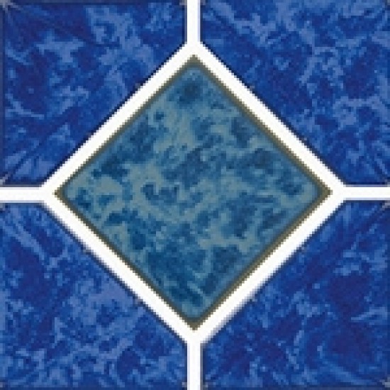 Diamond Reflection Pacific Blue Glossy Glazed Porcelain Mosaic Pool ...