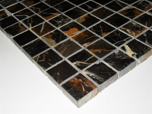 1x1 Michael angelo Polished Square Pattern Marble Mosaic Tiles