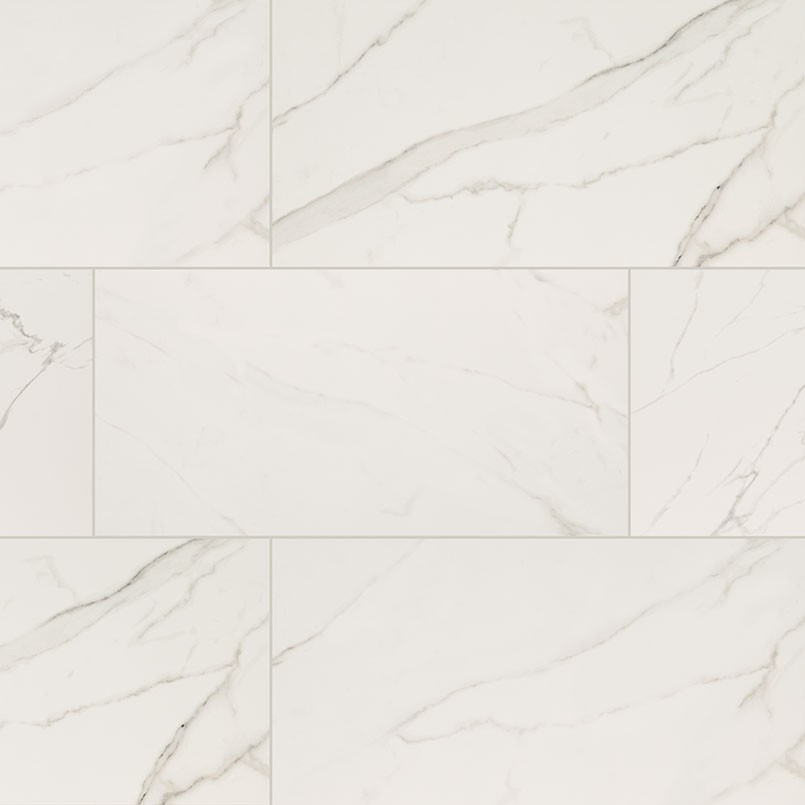 Calacatta Venato Matte Porcelain Tile | Wall | Floor | Countertop | 12x24