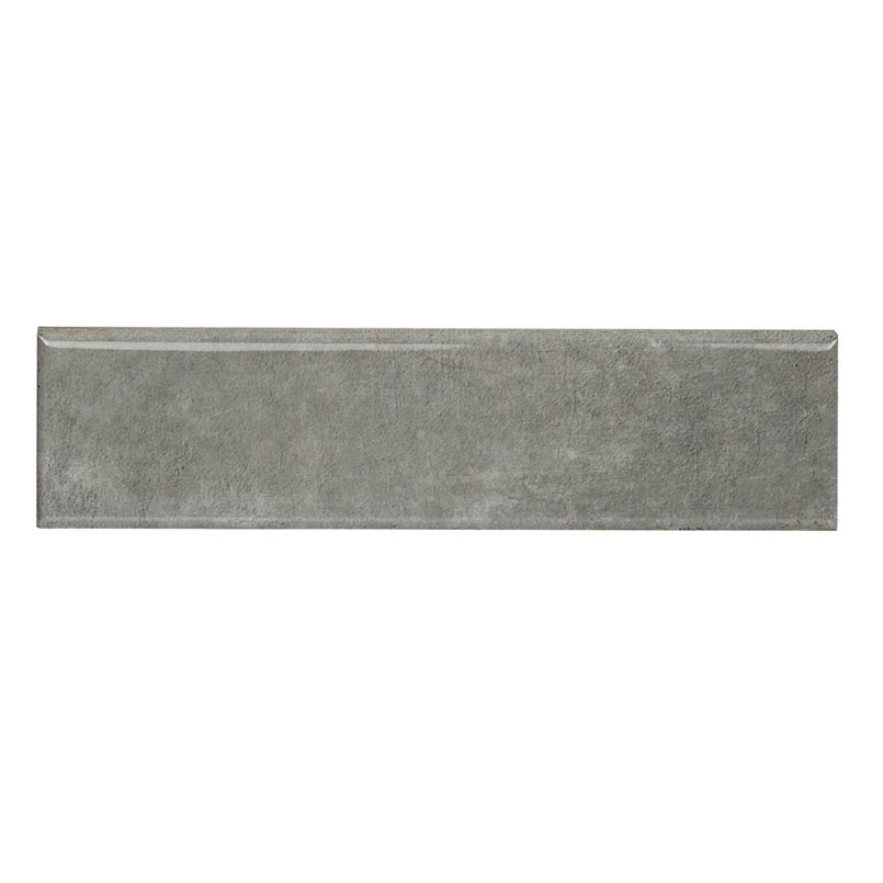 Renzo Storm 3x12 Glossy Dark Grey Ceramic Bullnose Tile | Shower ...
