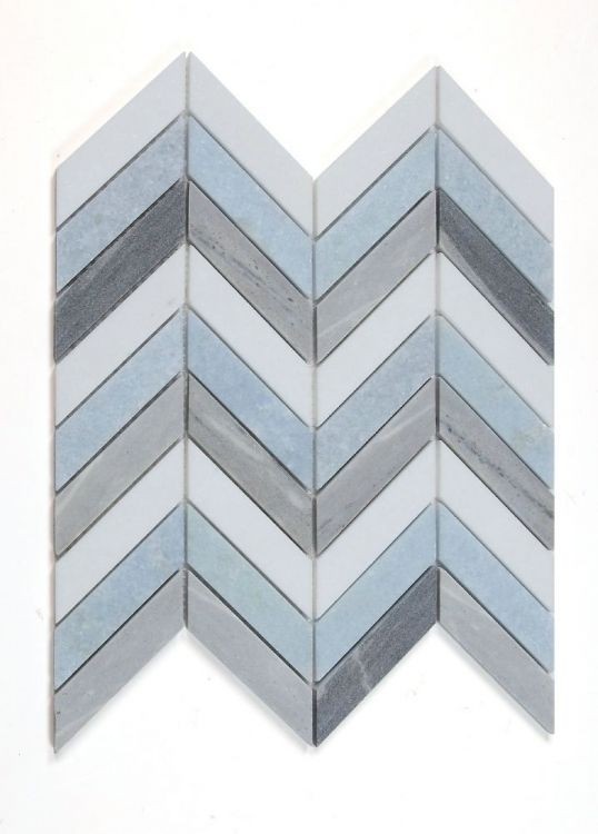 chevron pattern tile bathroom