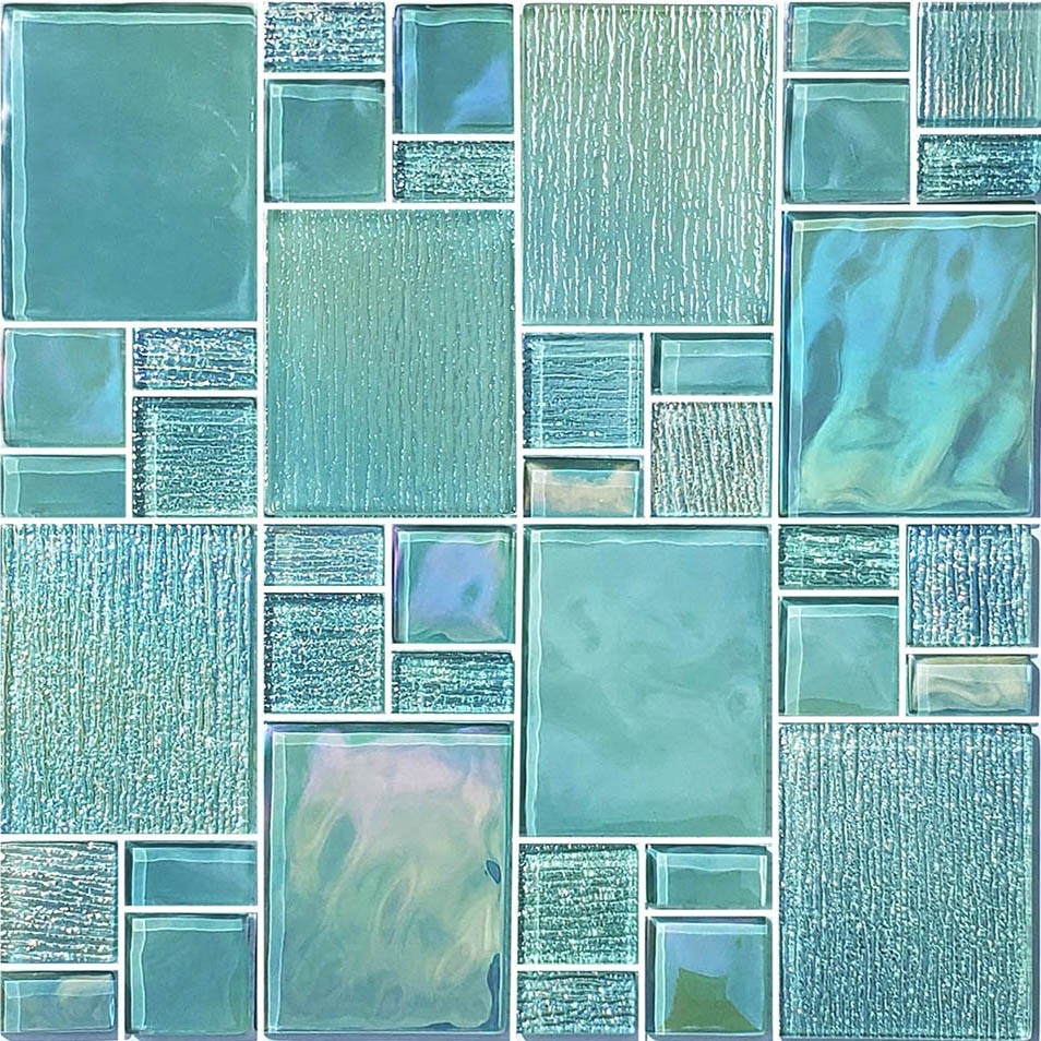 Avalon Series Glass Mosaic Pool Tile | Pool Rated | Kitchen | Bathroom ...