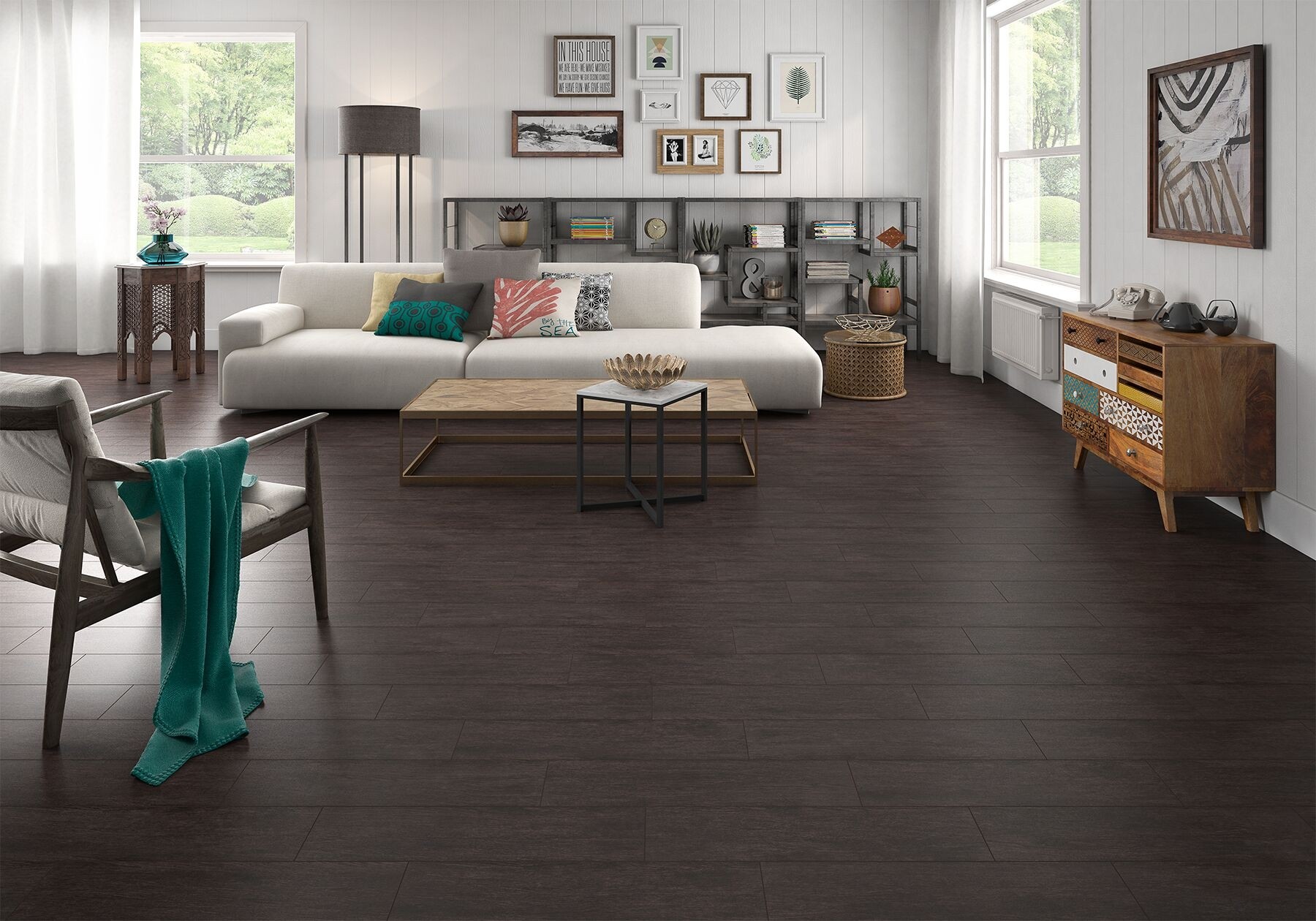 6"x24" Bergen Abeto Glazed Porcelain Field Tile | Roca Tile