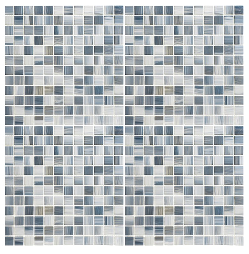 1x1 Highclere Manor Hampshire Dusk Glass Mosaic Tile | Pool Rated ...
