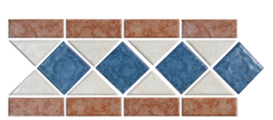 Listello 4"x10" Ocean-Gold Matte Stone Mosaic Pool Tiles | Pool Rated ...