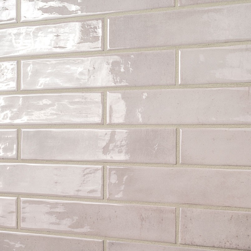 2x10 Stella Blush Glazed Glossy Ceramic Wall Tile | NSTEBLU2X10G