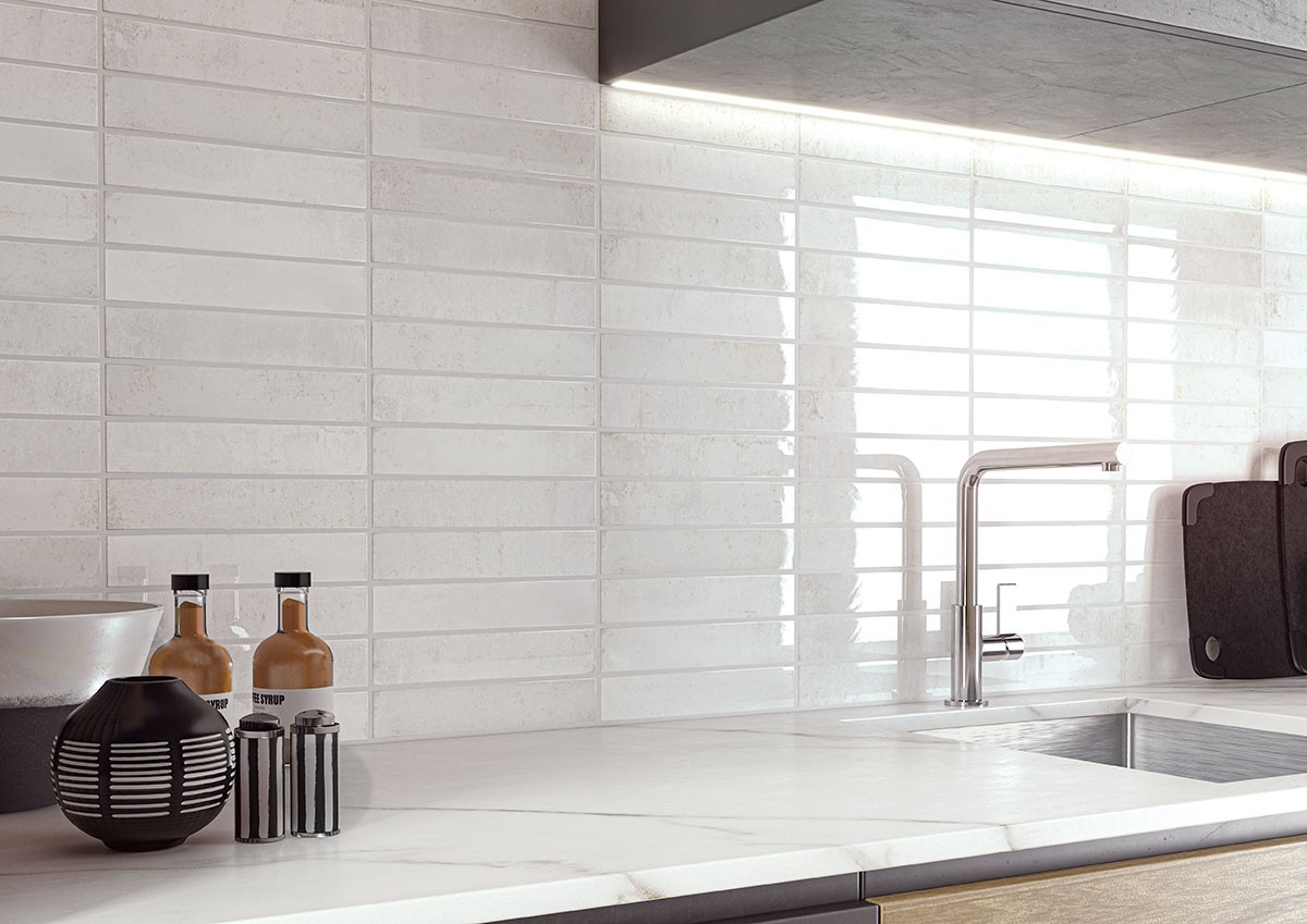 2x10 Stella La Perla Glazed Ceramic Wall Tile| NSTELAPEA2X10G