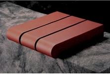 Havana Red Brick Clay Pool Coping with Safety Grip | 12 1/2 in. x 3 5/8 ...