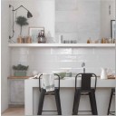 Tender Gray Matte Glazed Ceramic Wall Tile by Roca Tile USA