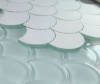 Dragon Scale Turquoise Glossy Glass Mosaic Tile | Fish Scale Tile ...